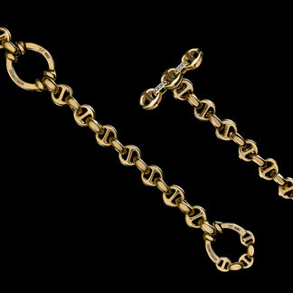 HOORSENBUHS® | 5MM OPEN-LINK™ NECKLACE WITH DIAMOND PENDANT - 30"
