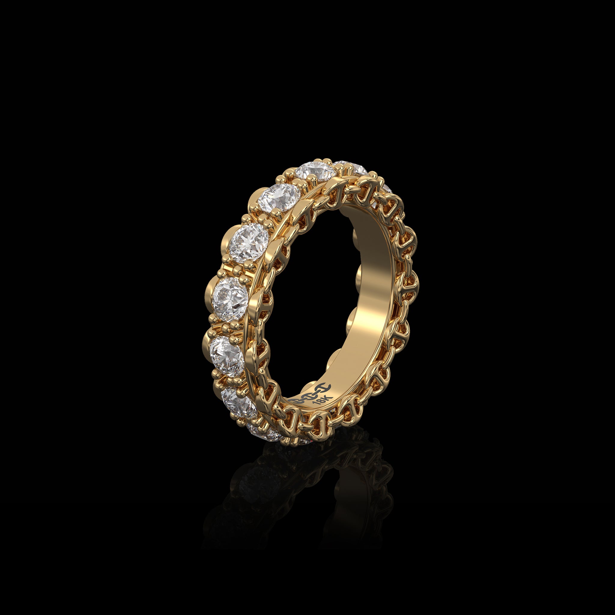 HOORSENBUHS® | 3.5MM INFINITE I RING | PRONG SETTING